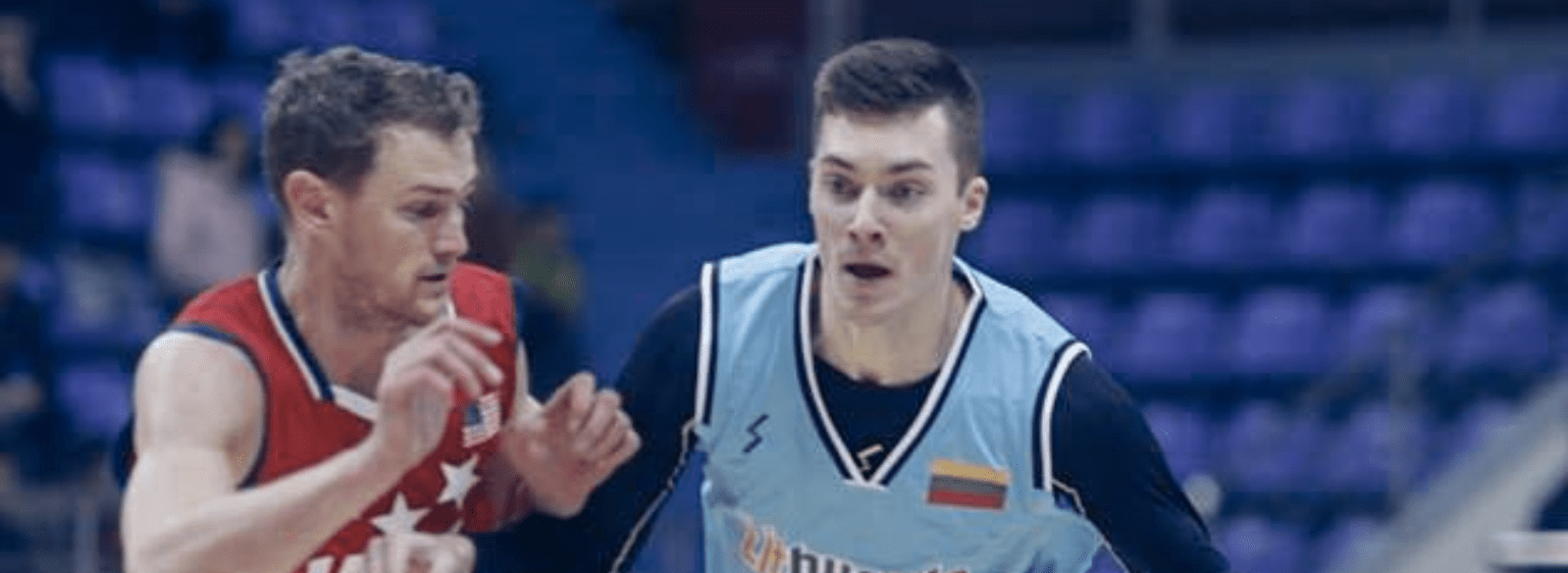 Captain of the LCC Moose Basketball – Mantas Montvila