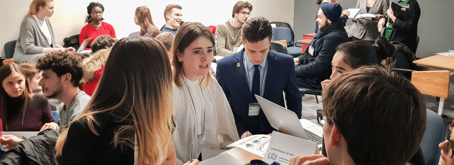 World Climate Simulation organized in class